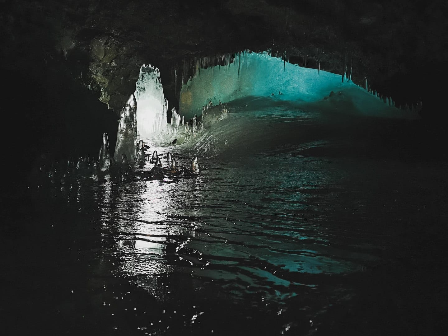 Underground Ice Sculptures